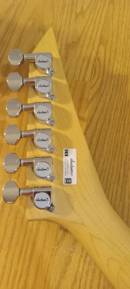 Jackson 24 Fret Guitar Neck Reverse Headstock Inlays | eBay