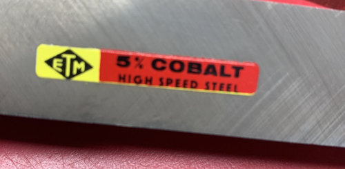 Machinist Tools: Lot of 4 ETM 7/8"x7/8"x6" 5 Percent Cobalt Lathe Tool ...
