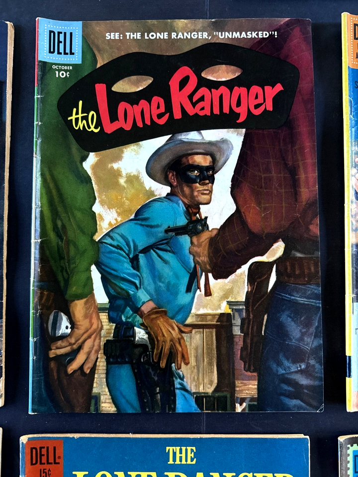 The Lone Ranger Comic Book #100 Lot (7 Issues, Dell 1956–1962) Clayton ...