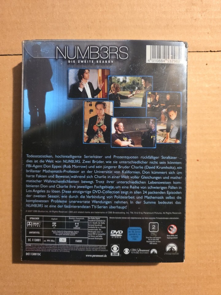Numb3rs - Die komplette zweite Season (6 DVDs) von M... | DVD | 37 | eBay