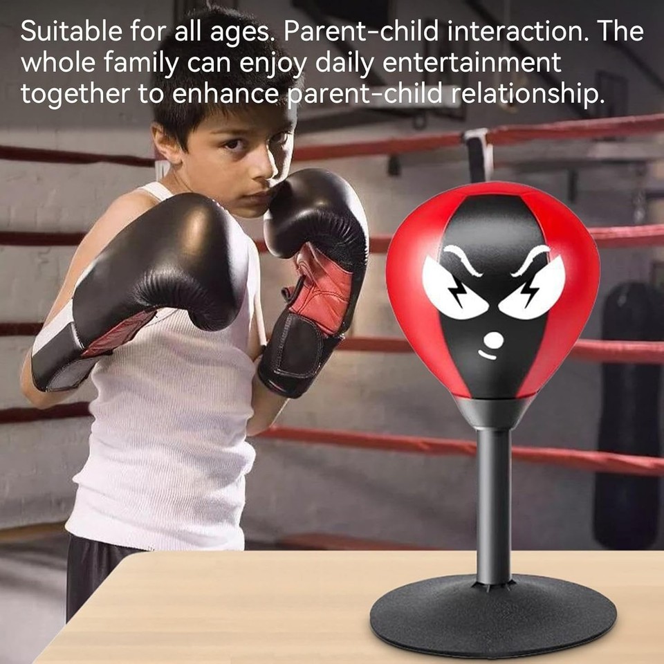 JIGCEN Fun Punch Rage Bag, Desk Punching Bag for Stress Relief Fun ...