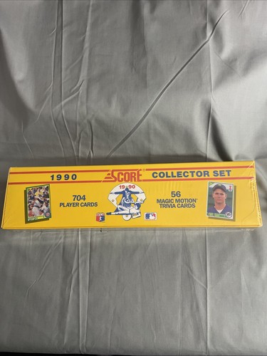 1990 Score Baseball Card Complete Factory Sealed Collector Set - 704 ...