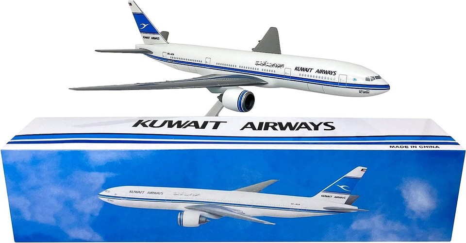 Flight Miniatures Kuwait Airways Boeing 777-200 Desk Top 1/200 Model ...