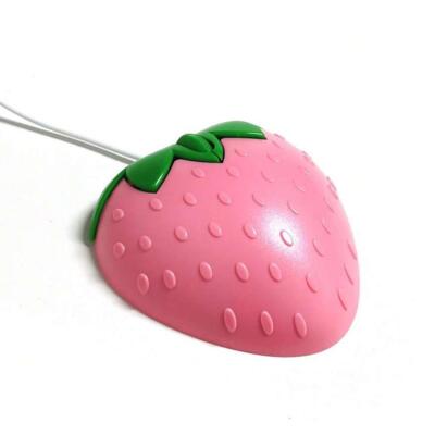 Cute Pink Strawberry Wired Mouse USB PC Computer Laptop Hot S1 | eBay UK