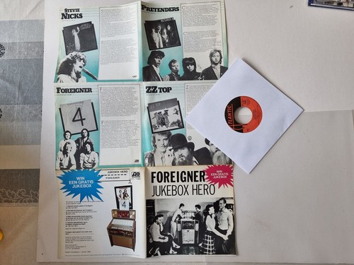 Foreigner - Juke box hero 7'' Vinyl Holland POSTER COVER | eBay