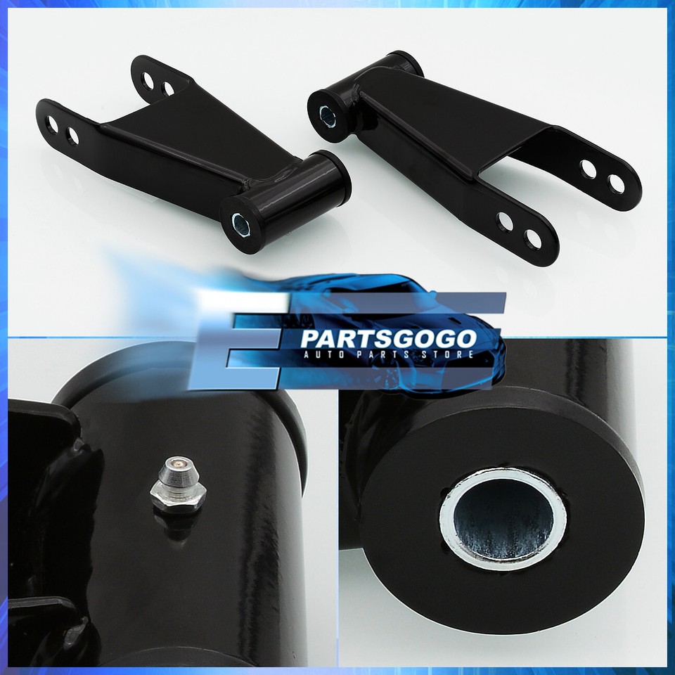 For 97-03 Ford F150 1"-2" Rear Lowering Shackles Suspension Shackles ...