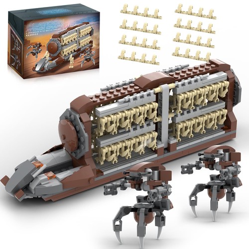 BrickTribe Battle Army Clone Platoon Attack Craft Building Set 537 ...