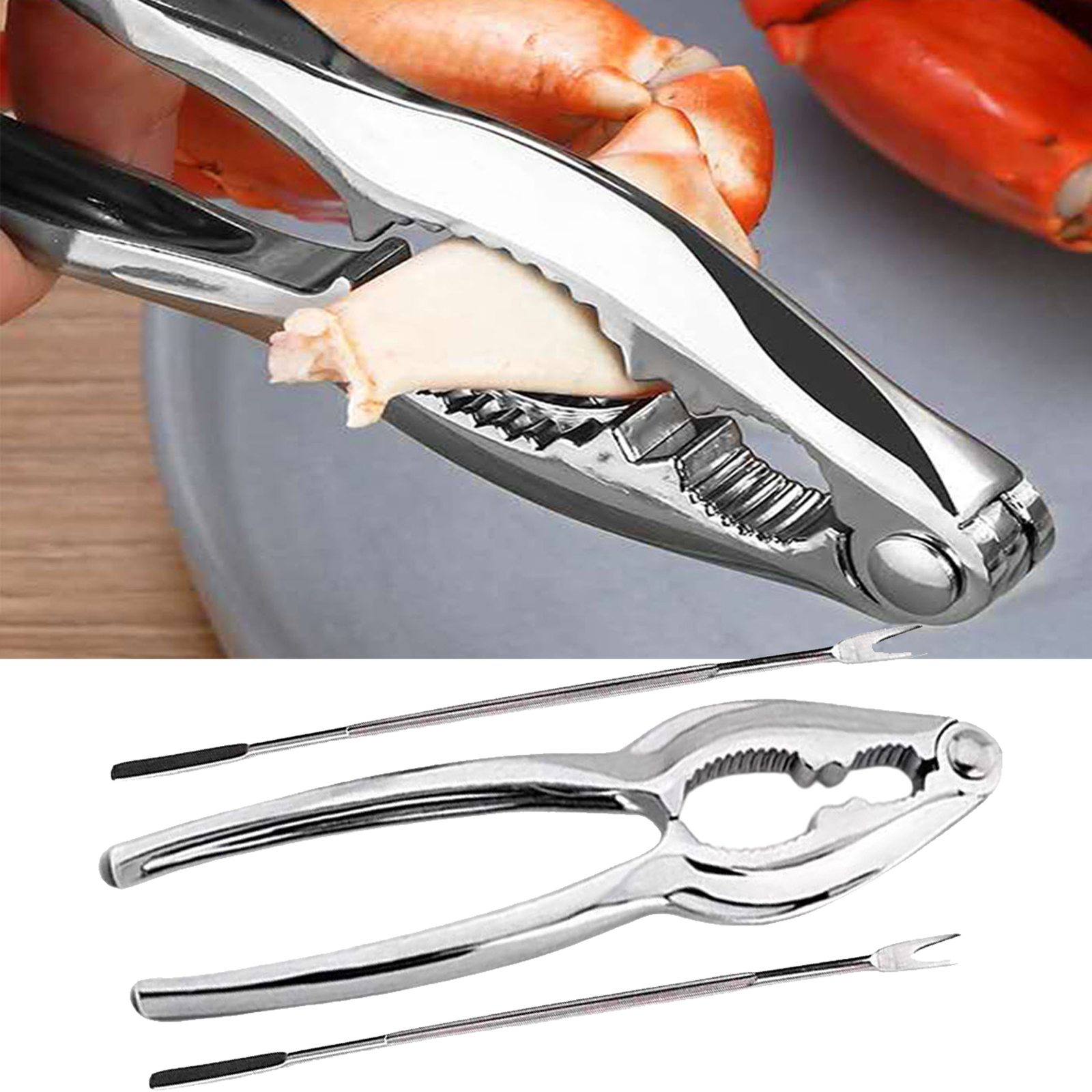 Crab Cracker Lobster Tool Shell Seafood Tool Forks Scissors Shellfish ...