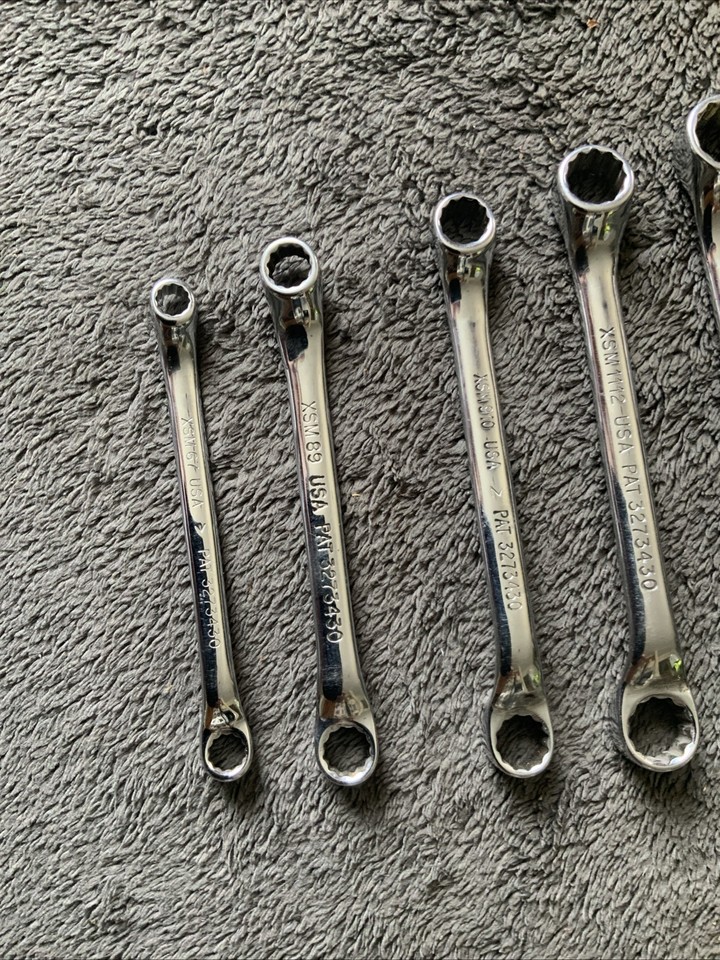 Snap On Stubby Box End Wrench Set, Metric, 8c…6 Up To 20…..see Pics….l ...