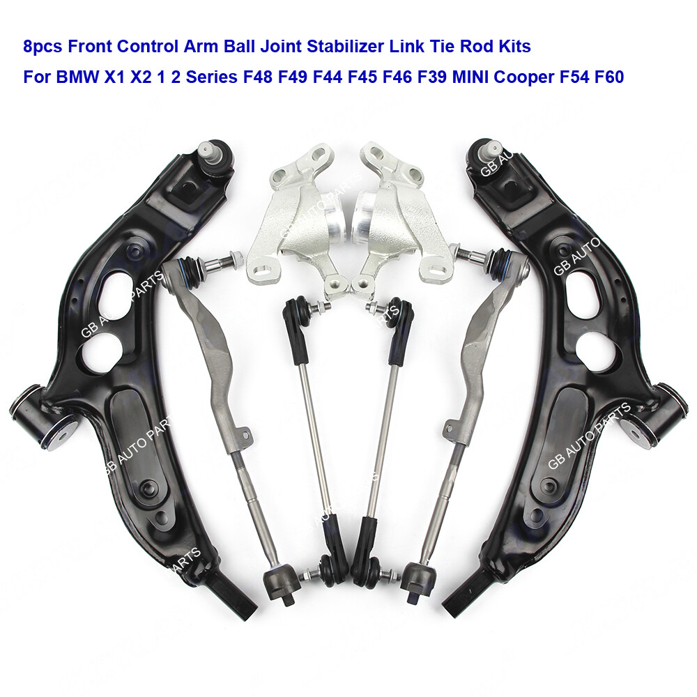 8X Front Suspension Control Arm Kits for BMW X1 X2 F48 F49 F44-F46 F39 ...