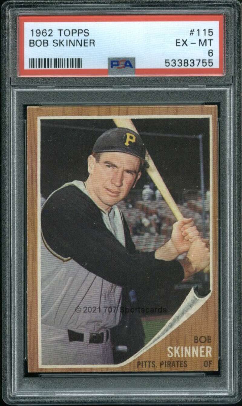 1962 Topps - Bob Skinner #115 for sale online | eBay