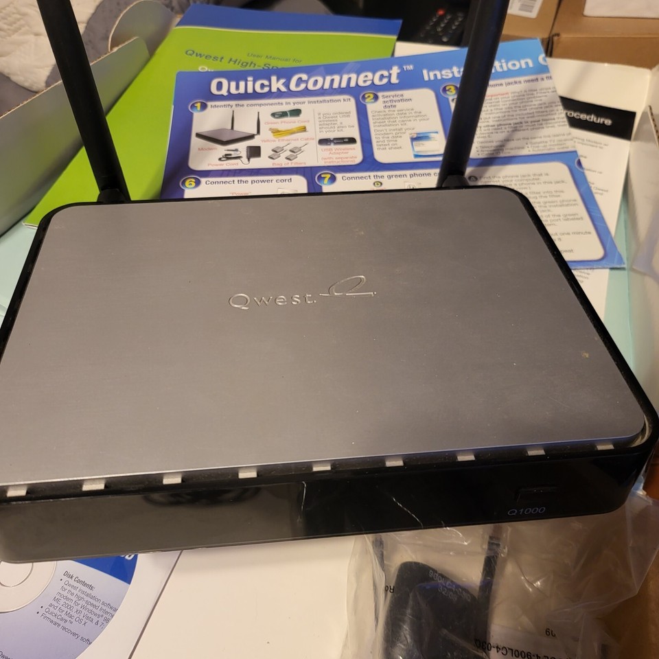 Actiontec Q1000 4-Port Gigabit Wireless N Router | eBay
