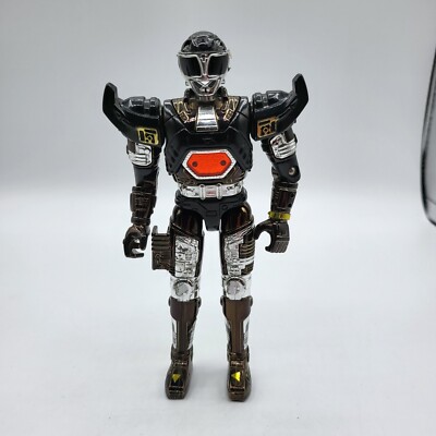 Vintage 1998 Beetleborg Metallic Black Shadow Borg Bandai Action Figure ...
