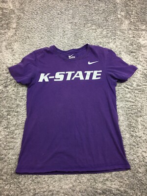 K-State Shirt Mens Size Small Nike Purple Short Sleeve Kansas State | eBay