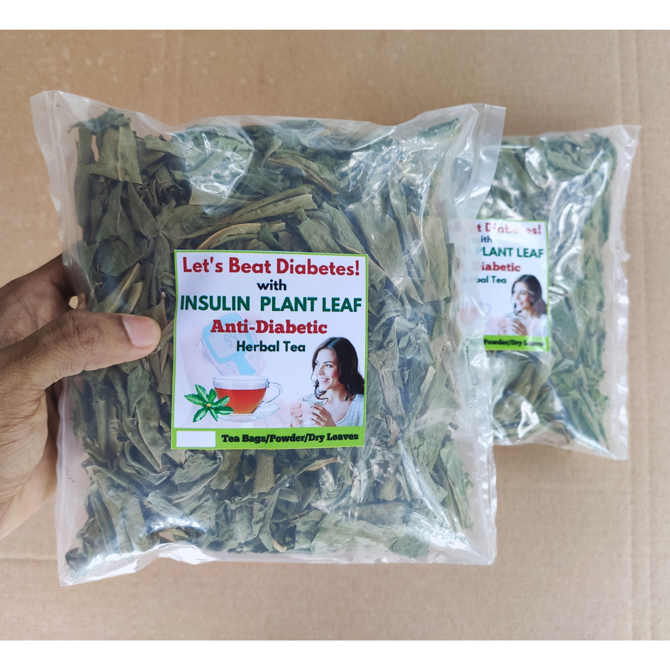 Organic Dried Insulin Plant Leaves/Leaf ( Costus Igneus ) Thebu Herbal ...