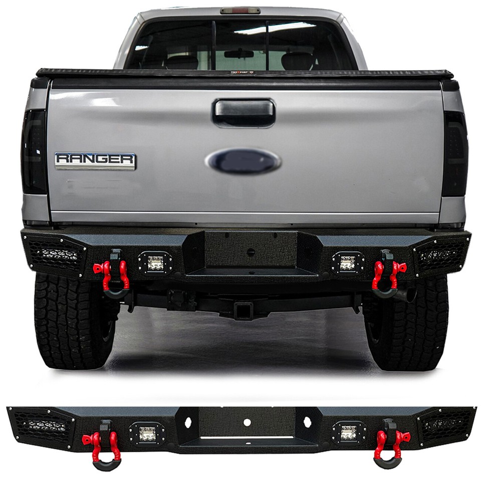 For 1998-2011 Ford Ranger Front or Rear Bumper w/Winch Plate & LED ...