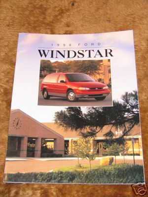 96 Ford Windstar Dealership Sales Manual Brochure USED 1996 | eBay