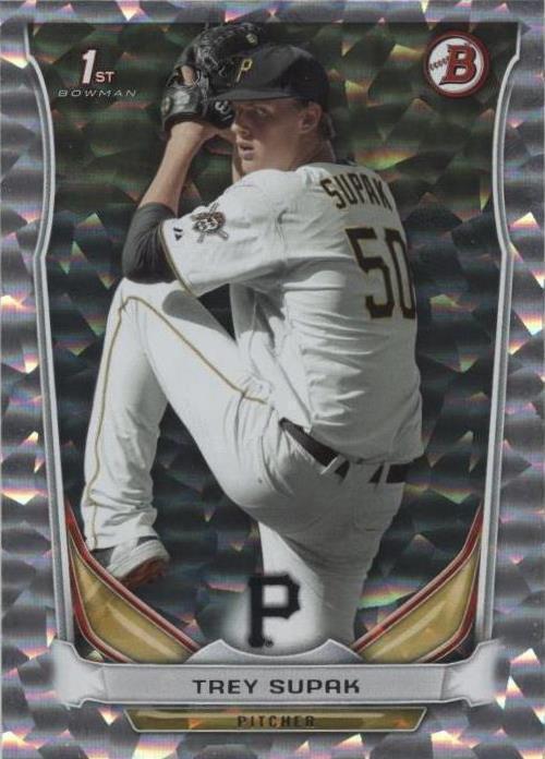 2014 Bowman Draft - Trey Supak #DP62 Silver Ice (RC) for sale online | eBay
