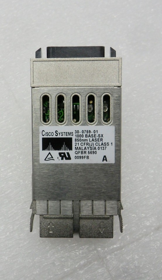 Cisco WS-G5484 30-0759-01 1000BASE-SX GBIC Transceiver 30-0759-02 WD ...