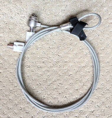 Kensington Laptop PC Computer Security Cable Chain Lock with Keys | eBay