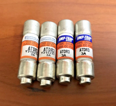 (Lot of 4) Ferraz Shawmut ATDR3 Class CC Fuse 3A 600Vac | eBay