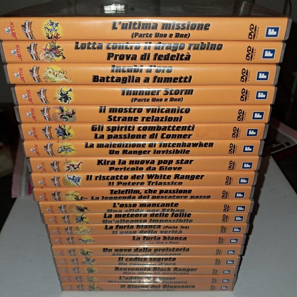 Opera Complete 19 DVD Power Rangers Dino Italian/English | eBay