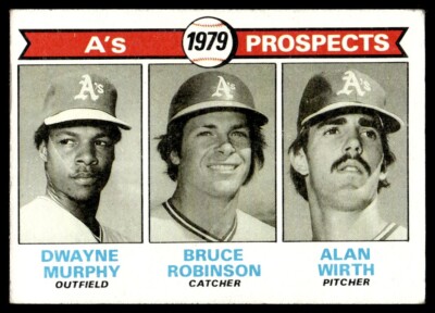 1979 Topps Baseball Murphy/Robinson/Wirth RC Oakland Athletics #711 EX ...