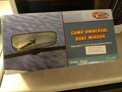 CIPA COMP Universal 7" x 14" Marine Rear Side View Mirror for Water ...