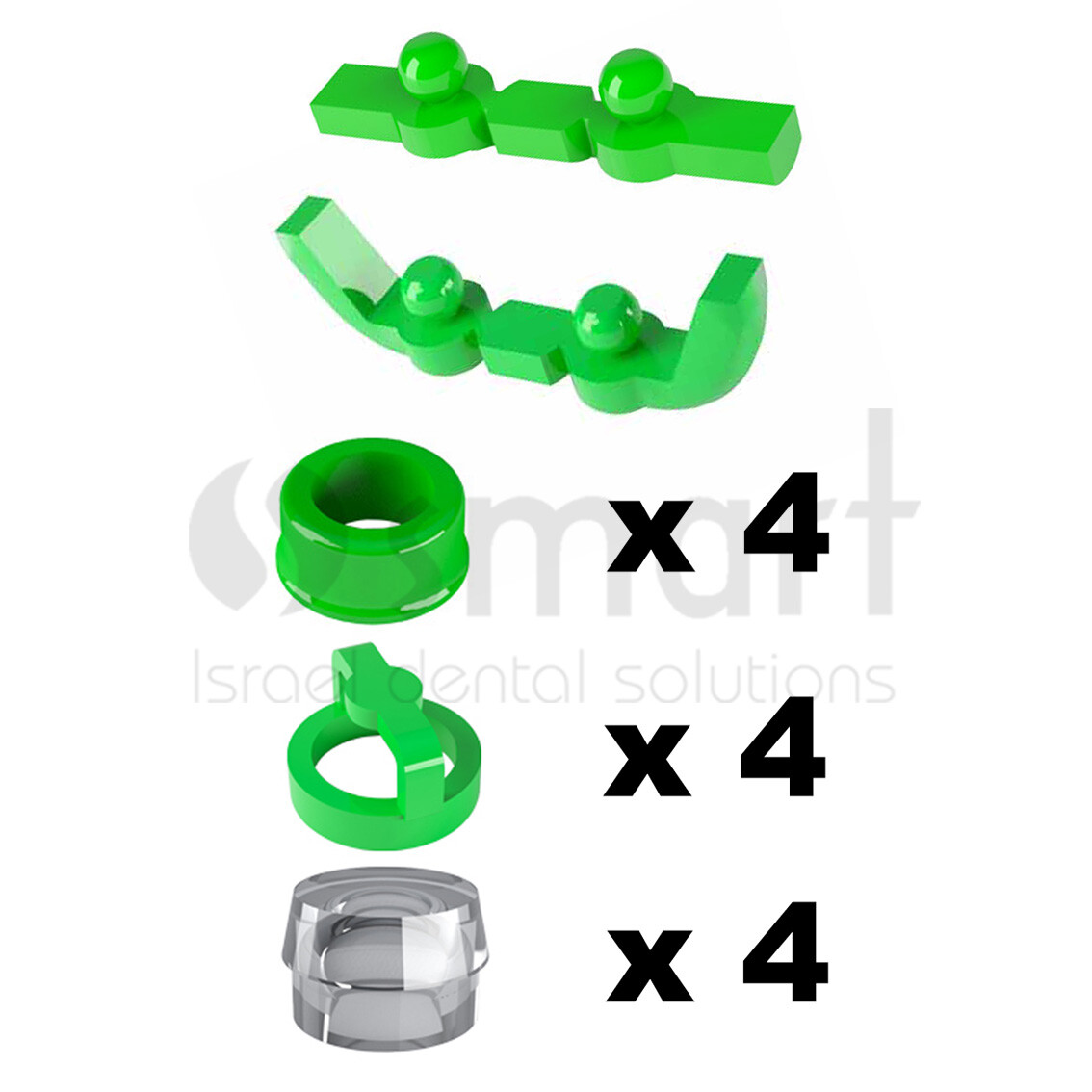 Rhein83 OT cap mono frame normal ball attachment castable bar ...