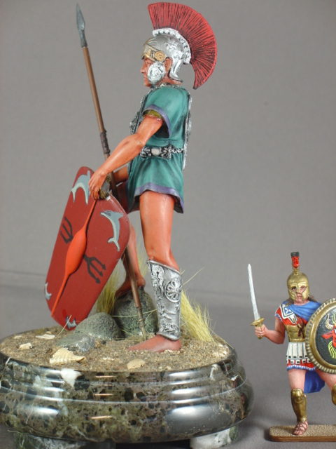 Early Roman Italian or Greek Allie 120mm model figure mercenaries Punic ...