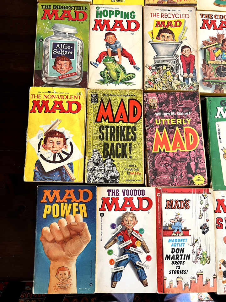 LOT OF 41 MAD paperback books - vintage 1960’s 70’s | eBay