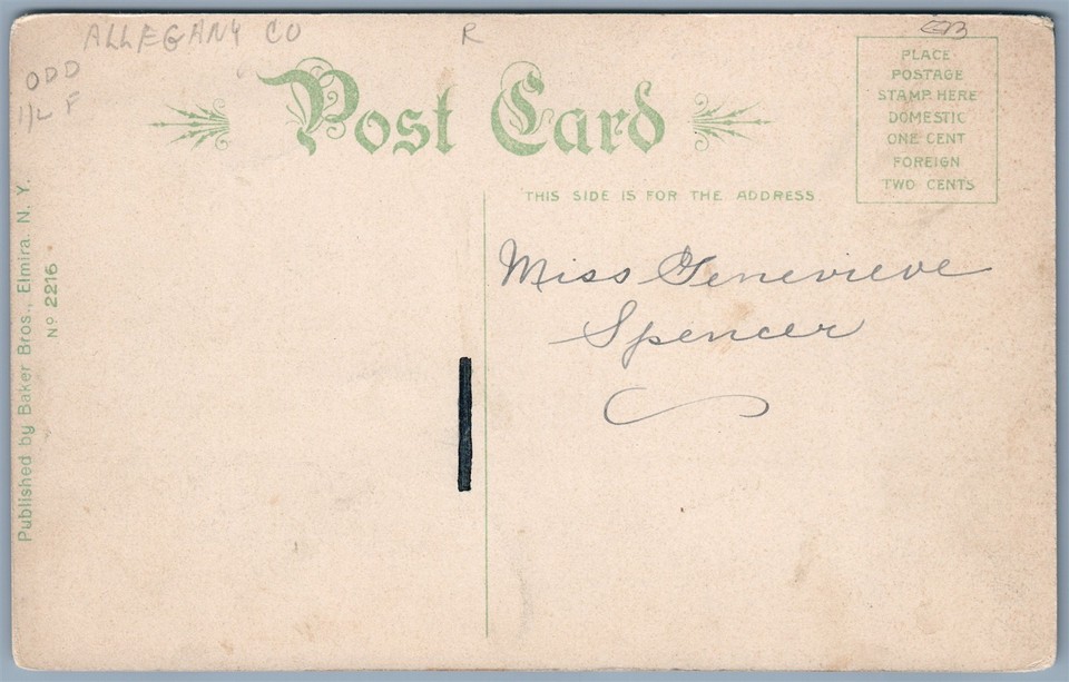 SCIO NY MAIN STREET ANTIQUE POSTCARD | eBay