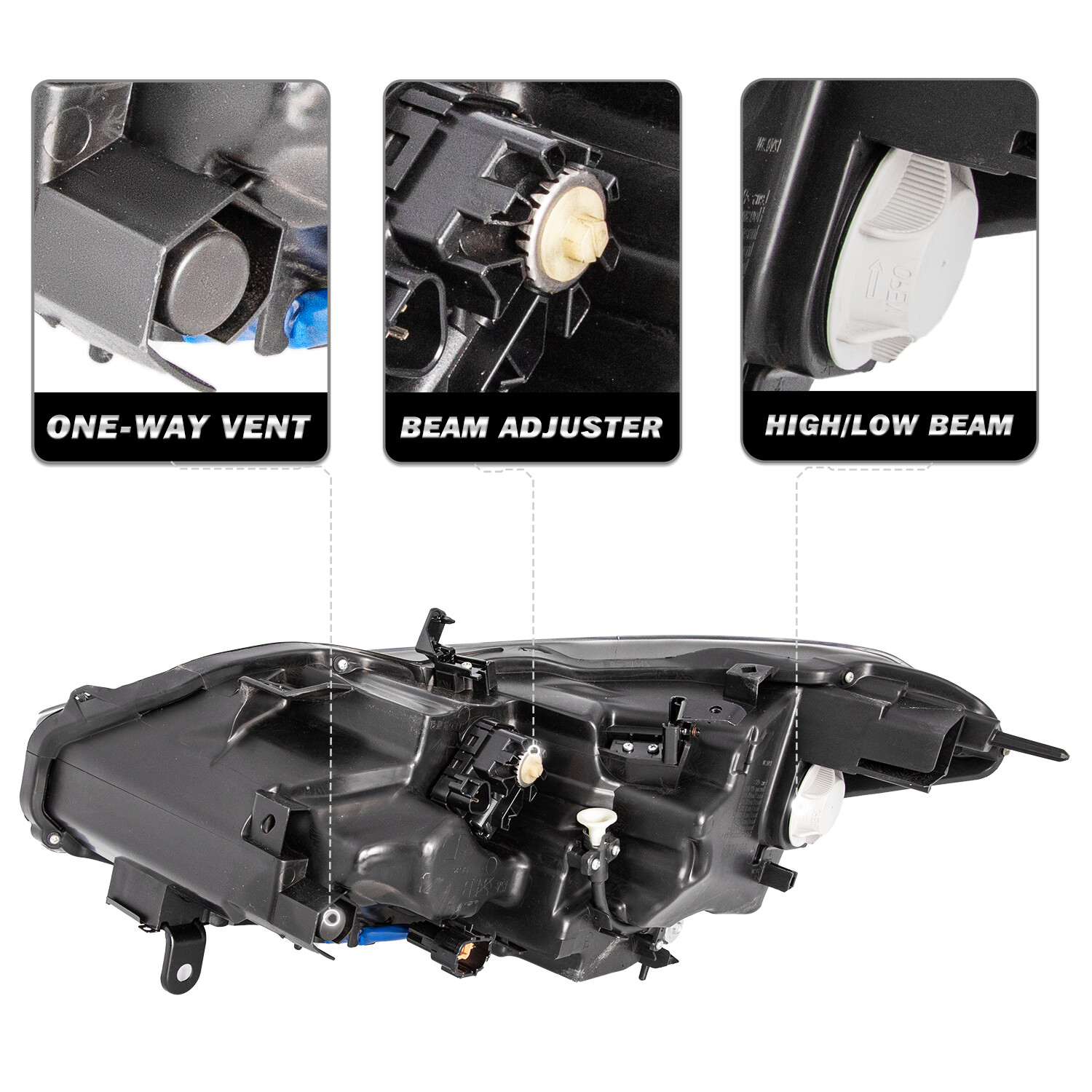 For 2015-2019 Infiniti Q70 Right Passenger Headlight Assembly w/o AFS ...