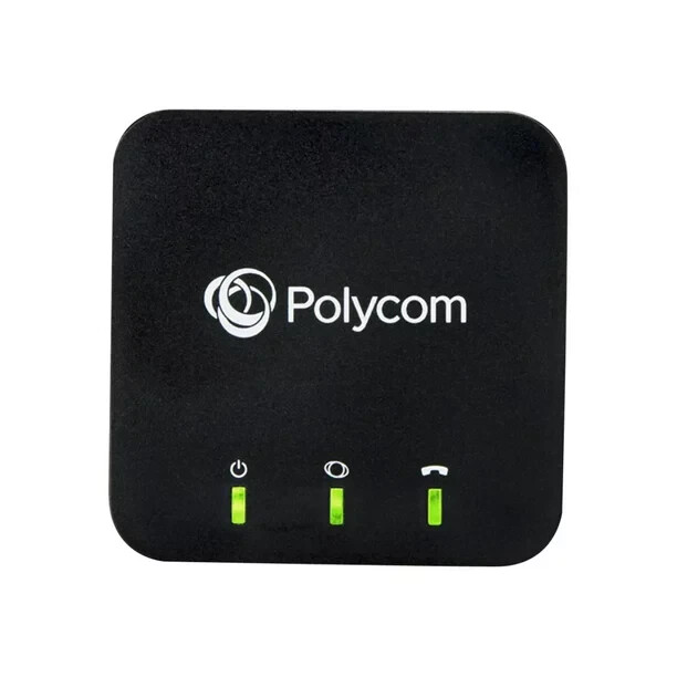 Polycom 220049522001 2 Port VoIP Phone Adapter with Google Voice Fax ...