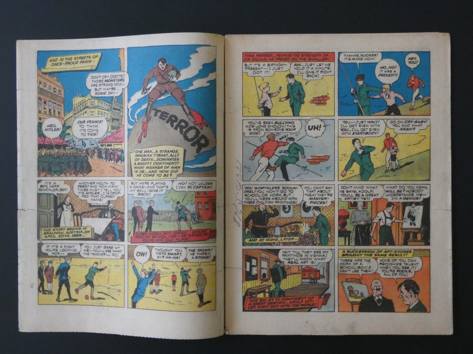 Real Life Comics #3 Nedor 1942 (28) Pages Only Coverless Incomplete ...