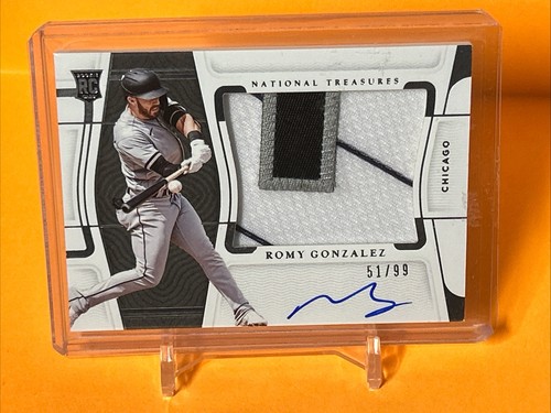 2022 National Treasures Romy Gonzales OnCard Auto Color 51/99 Chicago ...