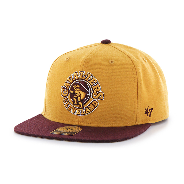 Cleveland Cavaliers 47 Brand Sure Shot 47 Captain 2 Tone Cap Hat Snap ...