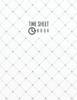 Time Sheet Book Geometric cover design Employee Time Tracker Not by ...