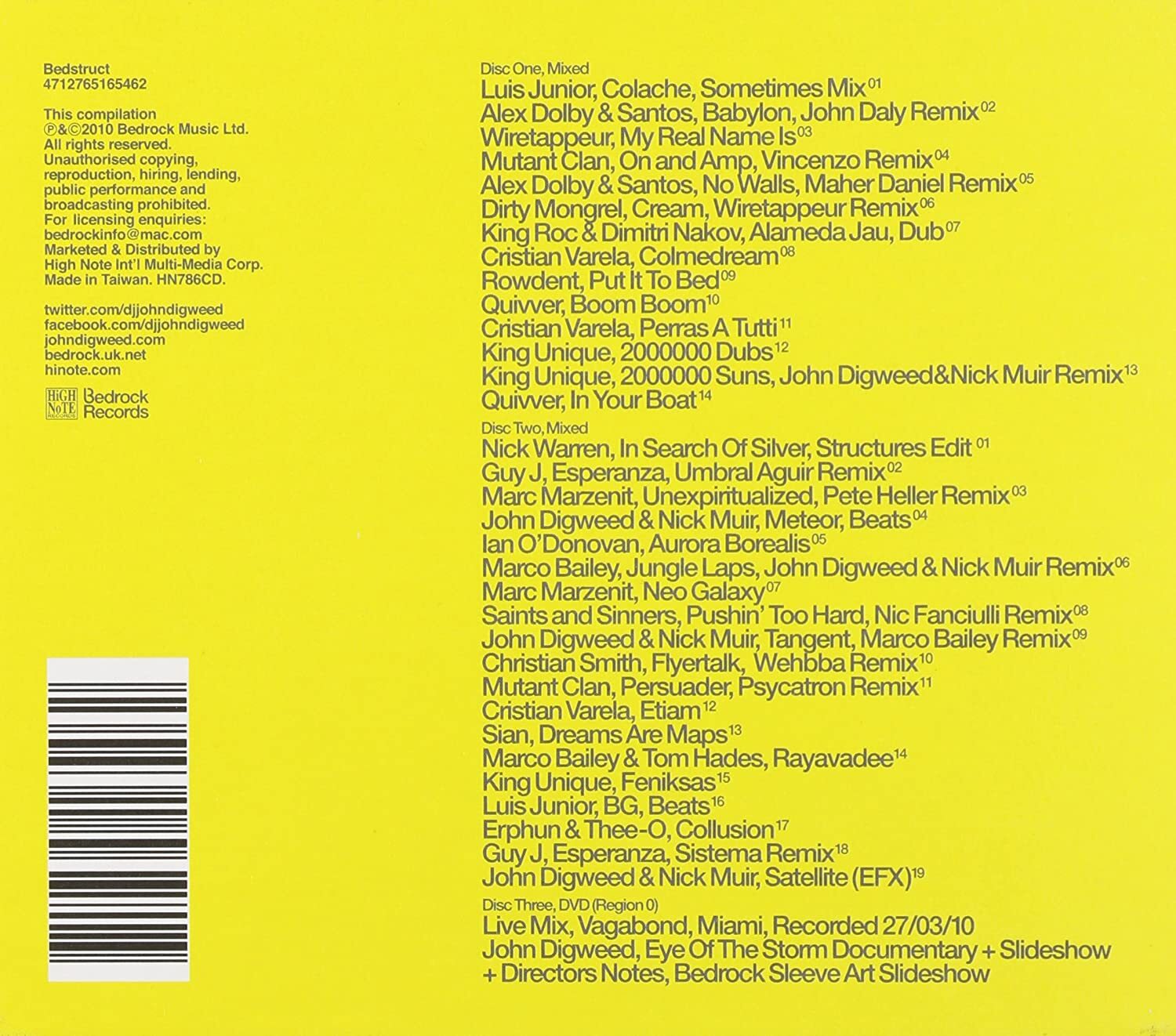 John Digweed Structures (CD) 4712765165462 | eBay