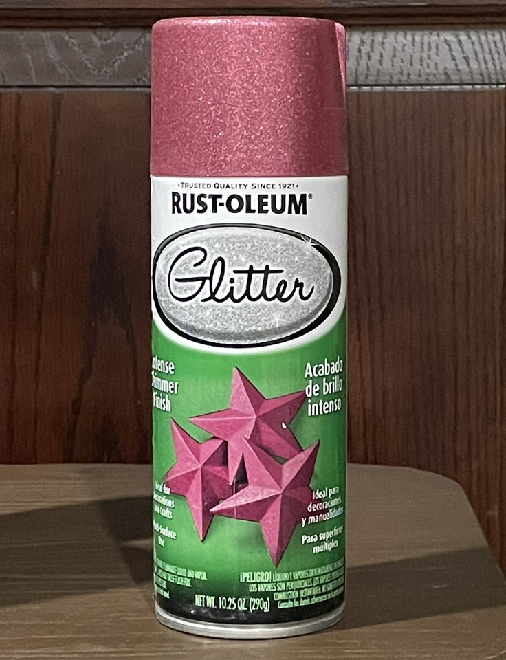 276287 Rustoleum Glitter Spray Paint Bright Pink 10.25-oz. Lot Of 3 ...