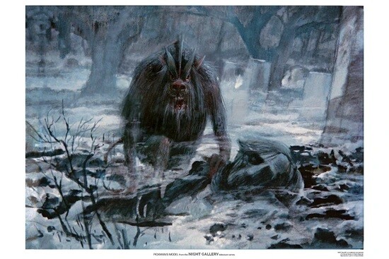 NIGHT GALLERY Rod Serling PICKMAN'S MODEL Art Print H.P. LOVECRAFT ...