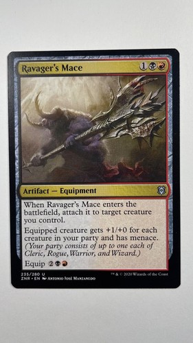 MTG Zendikar Rising Ravager's Mace 235/280 Magic the Gathering | eBay