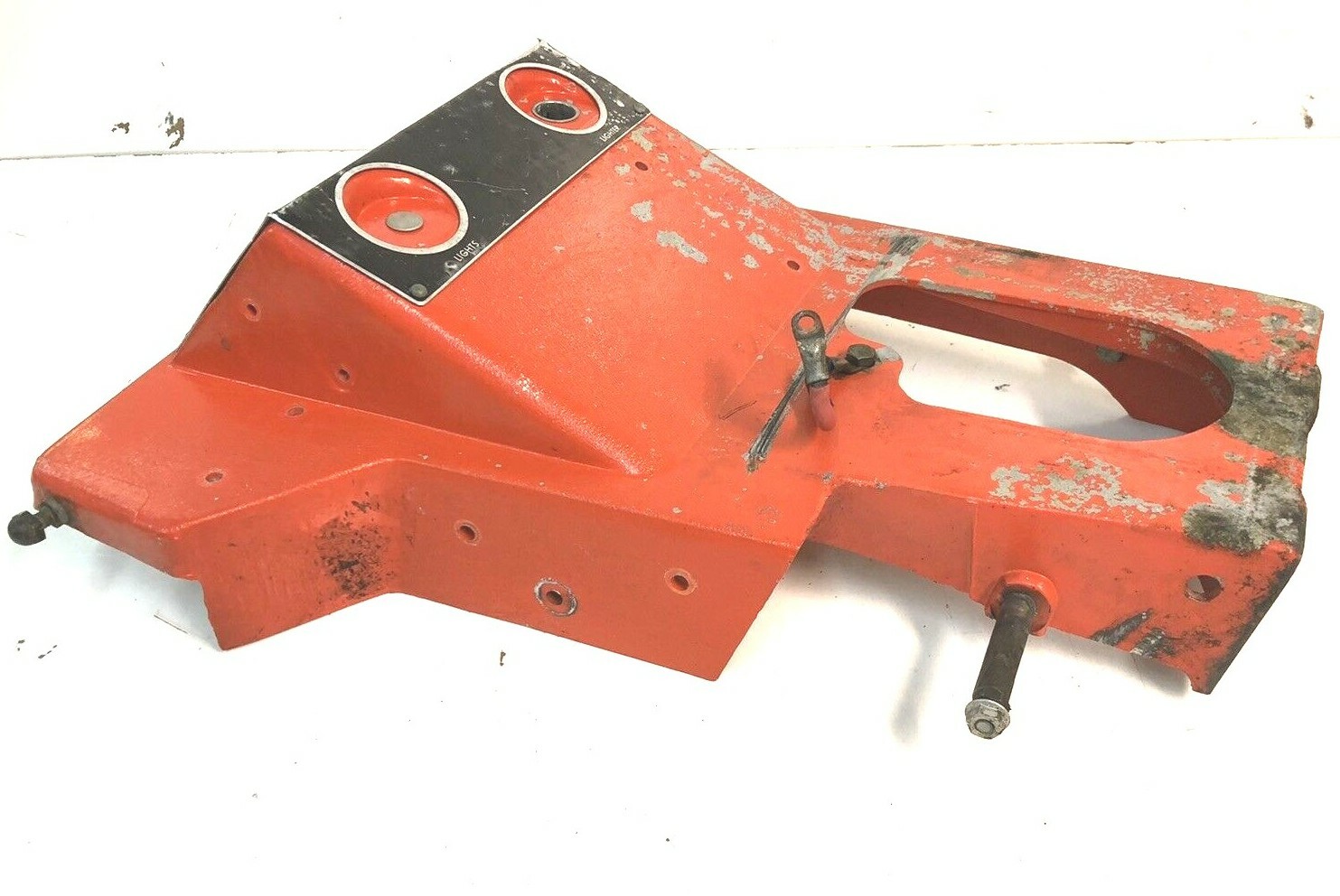 Aluminum Dash Panel Assembly from a 1967 Jacobsen Chief 1200 12hp ...