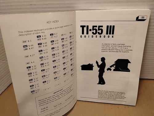 Texas Instruments TI-55 III Guidebook | eBay