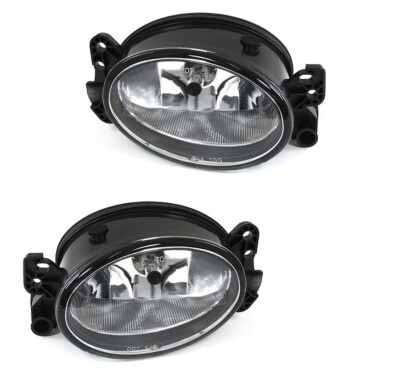 2 ANTIBROUILLARD CHROME MERCEDES CLASSE A C E CLK CLS W169 W204 W209 ...