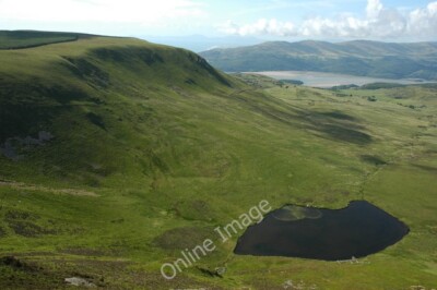 Photo 6x4 View to Braich Ddu Arthog Braich Ddu with Llyn Cyri below ...