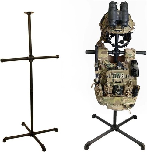 Steel Army Uniform Stand – Military Tunic Display Rack for Gear & Armor ...