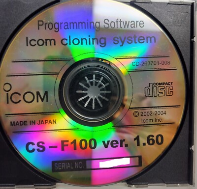 ICOM CS-F100 Rev. 1.6 P for IC-F100 | eBay