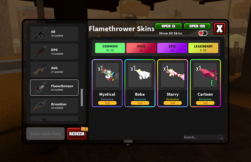 🎃 ROBLOX: ALL MY DA HOOD SKINS (Knives, Revolvers, DB, Tacticals) 🔫 ...