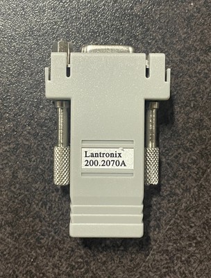 LANTRONIX RJ45 TO DB9F ADAPTER (Missing Connector) #200.2070A | eBay